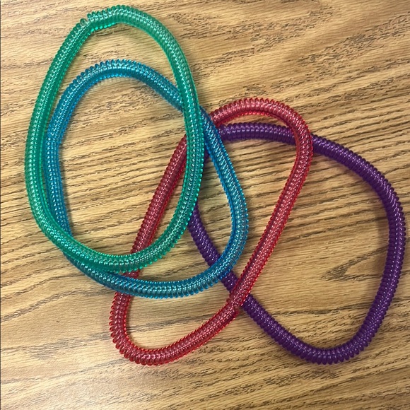Accessories | Spiral Chewelry Sensory Chew Necklace In Green And Blue ...